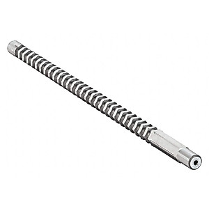 Keyway Broach, Hex, W 7/16 , Cut L 1-3/8