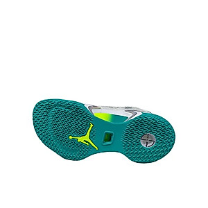 Nike Air Jordan XXXVI Guo Big Kids' Basketball Shoes (White/Hyper Jade/Metallic Silver/Volt, us_Footwear_Size_System, Big_Kid, Numeric, Medium, Numeric_4)