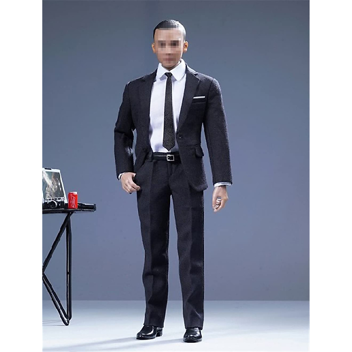 HiPlay 1/6 Scale Figure Doll Clothes, Shirt+Coat+Pants+Shoes Suit, Outfit Costume for 12 inch Male Action Figure Phicen/TBLeague CM085(Blue)