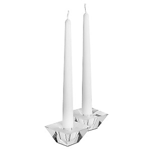Hyoola 12 Pack Tall Taper Candles - 10 Inch White Dripless, Unscented Dinner Candle - Paraffin Wax with Cotton Wicks - 8 Hour Burn Time