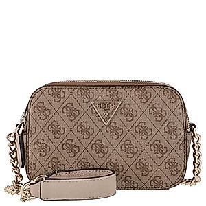 GUESS Noelle Crossbody Camera Latte Logo One Size