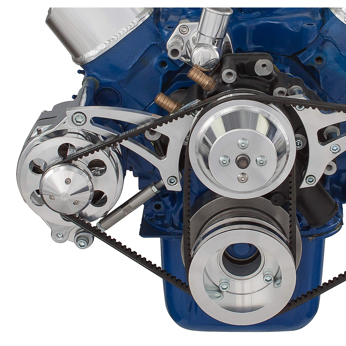 Alternator Bracket Compatible with Small Block Ford 289 and 302 Engines with Drivers Side Lower Radiator Hose 1969+