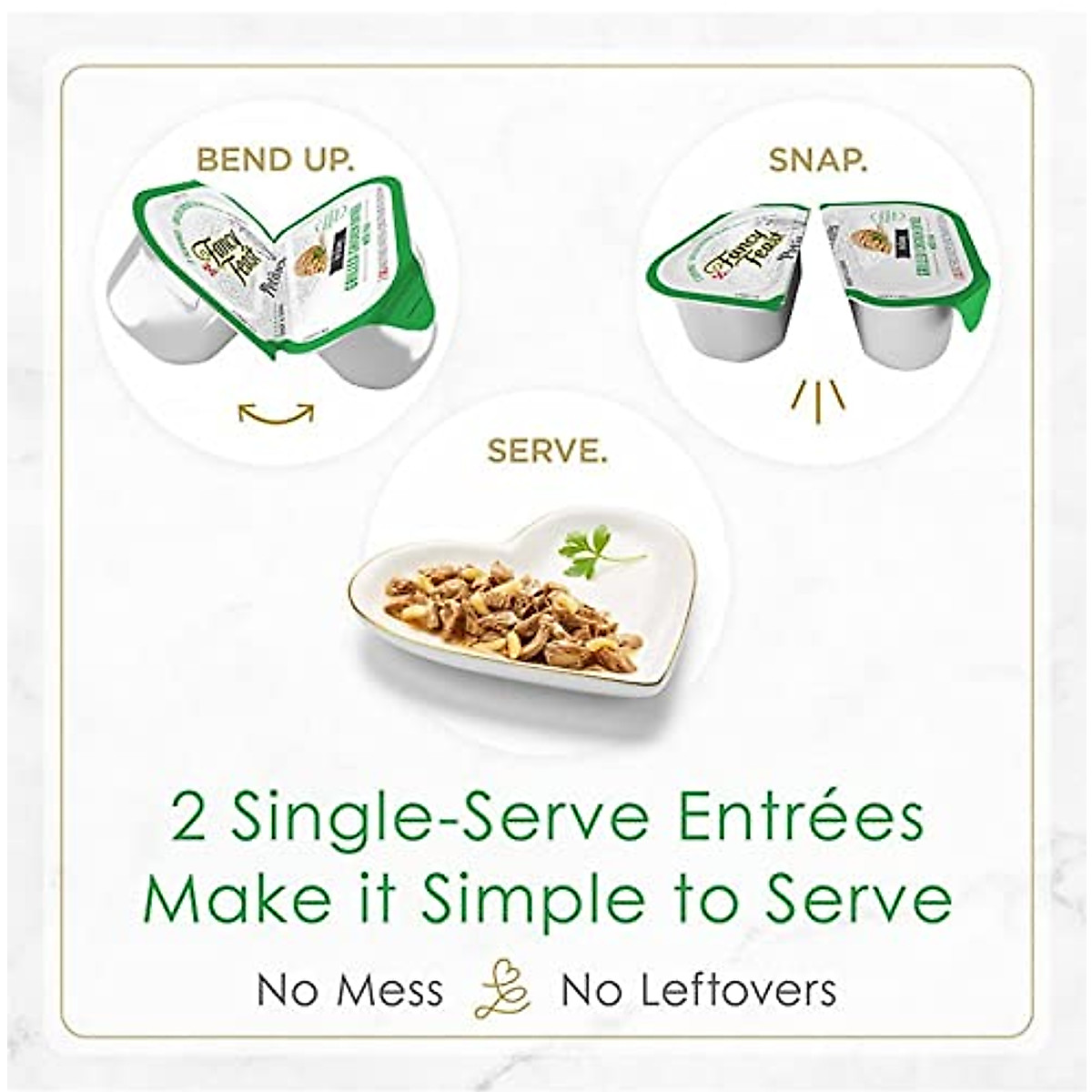 Fancy Feast Petite Gravy Variety, 4 Flavors, 2(Each); Ocean Whitefish, Seared Salmon,Grilled Chicken and Roasted Turkey Wet cat Food .Total of 08 Trays. Plus a Noisy Cat Toy Ball