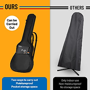 CAHAYA Guitar Bag Acoustic 41 In Dust Cover Soft Guitar Bag Dustproof Guitar Cover Gig Bag for Acoustic Classical Guitars No Padding CY0307