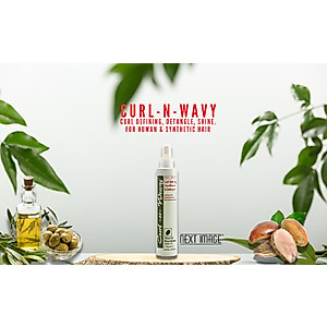 On Natural Next Image Curl-n-Wavy Curl Defining Conditioner and Detangler Oilive Oil, Shea Butter, Jojoba Oil & Vitamin E, 8 Ounce