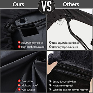 YNester 88 Keys Electric Piano Keyboard Dust Cover, Adjustable Electric Piano Keyboard Covers for Digital Electric Pianos, Full Cover Elastic Lock Music keyboard Protector Cover