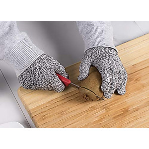 Cutlery-Pro Mesh Level-5 Safety Cutting Gloves, Child Size, 1-Pair, Fits Most Children’s Hands