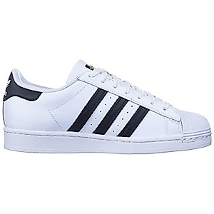adidas Originals Men's Superstar Sneaker, White/Black/White, 8