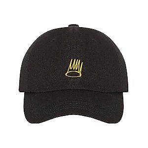 Born a Sinner Baseball Cap - Dad Hat - Sinner Crown Hats (Black)