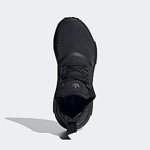 adidas Originals NMD_R1's Sneaker, Black/Black/Black, 5 US Unisex Big Kid