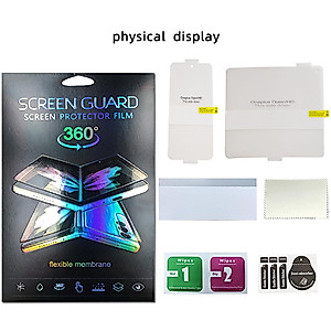 GZSO for Oneplus Open Fold Screen Protector 7.82" Clear TPU Anti-Fingerprints Hydrogel Full Cover Soft Screen Protector Film (3 in 1)