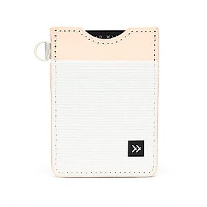 Thread Wallets Ultra Slim Card Holder Wallet - Slim Wallet for Women & Men - Minimalist Wallets for Women - Small Wallet for Women & Men - Modern Credit Card Organizer Mini Wallet (Off White)