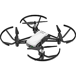 Ryze Tech Tello - Mini Drone Quadcopter UAV for Kids Beginners 5MP Camera HD720 Video 13min Flight Time Education Scratch Programming Toy Selfies, powered by DJI, White