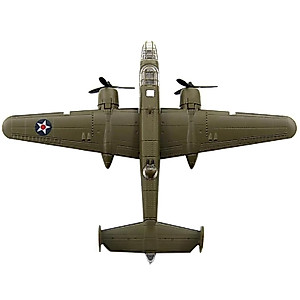 TECKEEN Alloy B-25 Bomber Mitchell Aircraft Model Aircraft Model 1:144 Model Simulation Science Exhibition Model