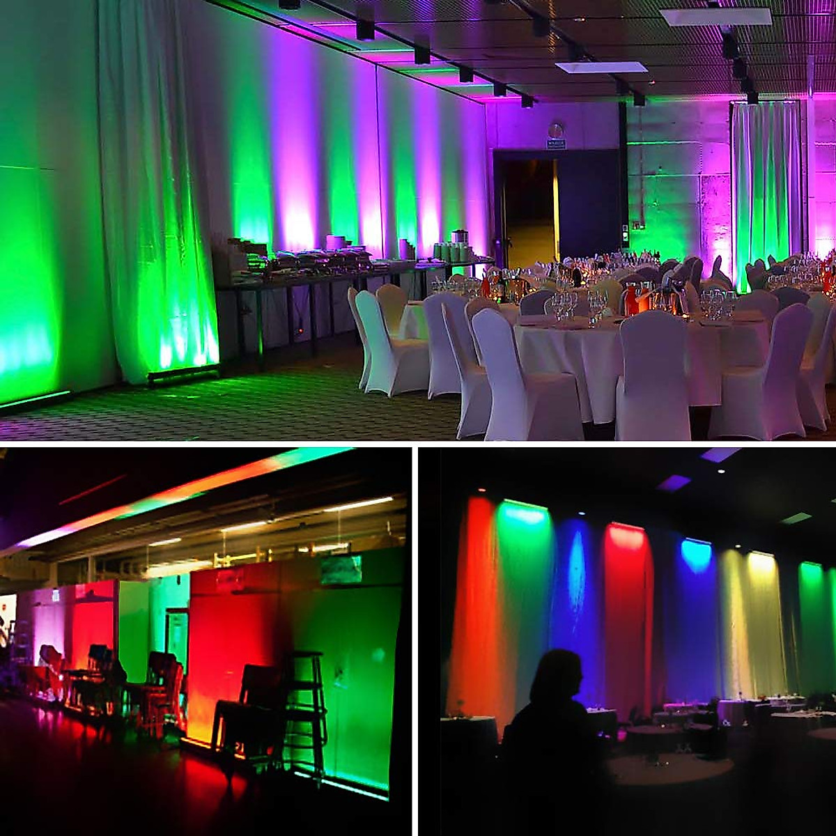 LED Stage Light Bar DMX - 40IN 60W 224LEDs RGB DJ Light Bar Sound Activated Auto Program Strobe 54 Modes DMX Light Bar Pixel Strip for DJ Party Concert Music Live Show Christmas Stage Lighting