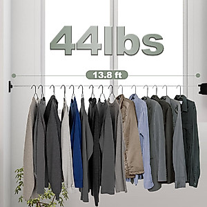 LeeQinersw Retractable Clothesline Indoor - Double Laundry Line ABS Case Wall Mounted Expandable Heavy Duty Washing Line for Hanging Clothes Outdoor 13.8ft 304 Stainless String