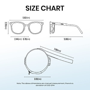 Cyxus Trendy Polarized Folding Cat Eye Sunglasses Women Men Uv400 Protection Anti Glare TR90 Ultralight Foldable frame 1801 Green