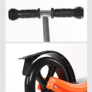 SZNWJ ygqtbc Scooter - Kick Scooter for Kids Extra Wide Light-Up Wheels Scooter 3 Height Adjustable Wide Deck Best Gifts Kids, Boys Girls (Color : Blue)