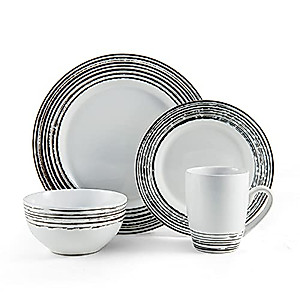 Pfaltzgraff Bryson 16-Piece Dinnerware Set, Service For 4, White