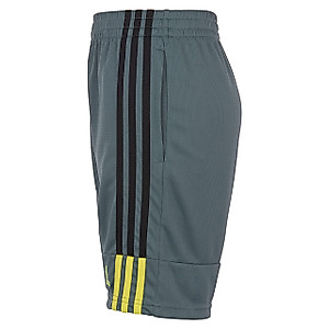 adidas Boys' Clashing 3-Stripes Shorts, Blue Oxide, X-Large (18/20)