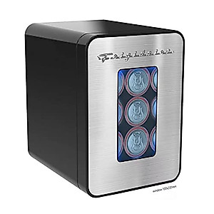 Frigidaire Mini Fridge Holds 15 Cans or 10 Liters Stainless Steel EFMIS200-SS (Renewed)