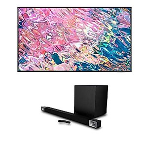 SAMSUNG QN70Q60BAFXZA 70" QLED Quantum HDR 4K Smart TV with a Klipsch CINEMA-800 3.1 Dolby Atmos Soundbar with 10" Wireless Subwoofer (2022)