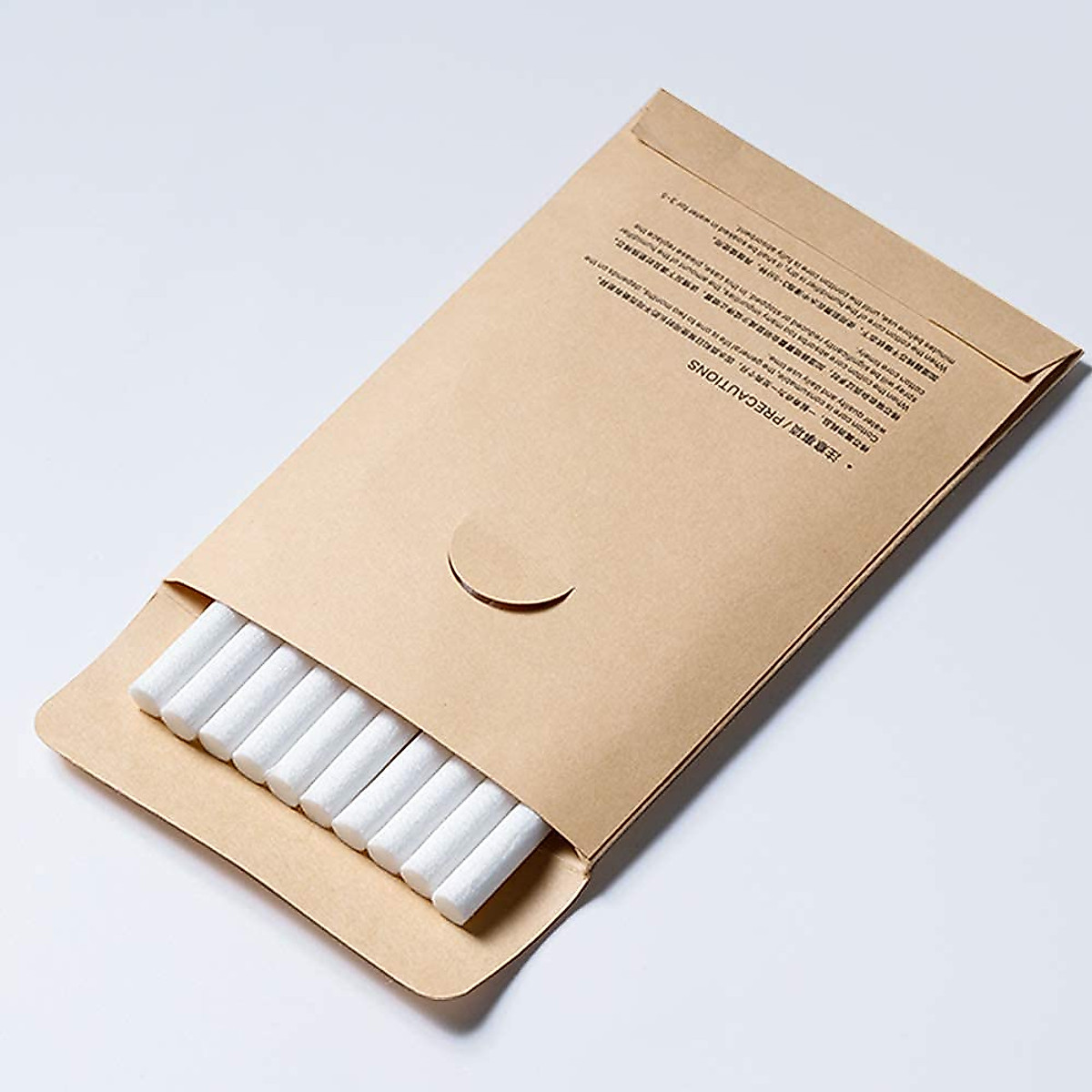 JISULIFE 10 Pieces Cotton Humidifier Sticks Filter, Replacement Wicks, Refill Sponges for Portable Personal USB Mini Humidifier, 8 x 162 mm