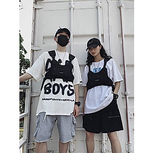 Chest Rig Bag For Men Women Fashion Hiphop Running Pack Pouch Holster Black