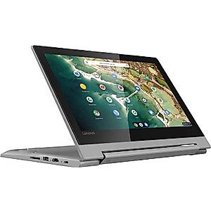 Lenovo - Chromebook Flex 3, 2-in-1 11.6" Touch Screen - MediaTek- 4GB Memory - 32GB eMMC Flash Memory - Platinum Grey, Bundle with Woov HDMI Cable