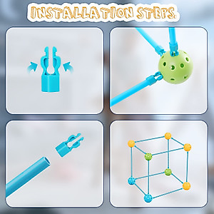 ZUJOE Fort Building Kit for Kids, 135 Pieces Fort Building Kit, Children Tent Fort Indoor & Outdoor, Educational Fort Construction Toys for 4 5 6 7 8 9 10 11 12 Years Old Boys and Girls