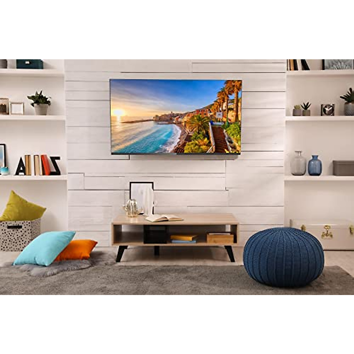 Impecca 43-inch, 1080P LED TV, Frameless, Compatible w/HDMI & USB