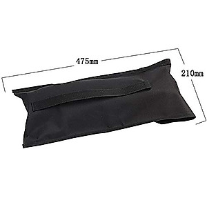 BBQ Tool Storage Bags Barbecue Hardware Tool Holder Pouch Barbecue Tool Holder Bags for Camping Backyard Barbecue(only Bag)