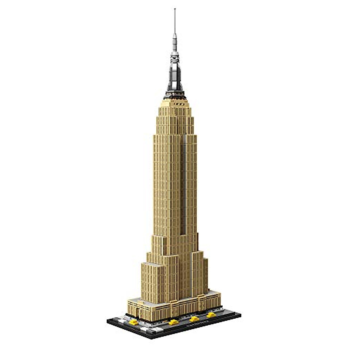 LEGO Architecture Empire State Building 21046 New York City Skyline Architecture Model Kit for Adults and Kids, Build It Yourself Model Skyscraper (1767 Pieces)