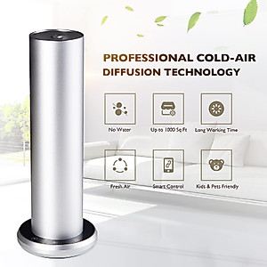 JCLOUD Smart Scent Air Machine for Home, Bluetooth Waterless Essential Oil Diffuser for Oils, Cold Air Technology Aromatherapy Diffuser for Large Room, Spa, Office