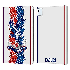 Head Case Designs Officially Licensed Crystal Palace FC Away 2022/23 Crest Kit Leather Book Wallet Case Cover Compatible with Apple iPad Air 2020/2022