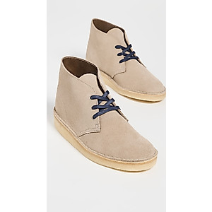 Clarks Men's Desert Coal Booties, Stone Suede, Tan, 11 Medium US