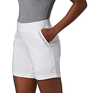Columbia Women's Slack Water Woven Short, White, Small x 6