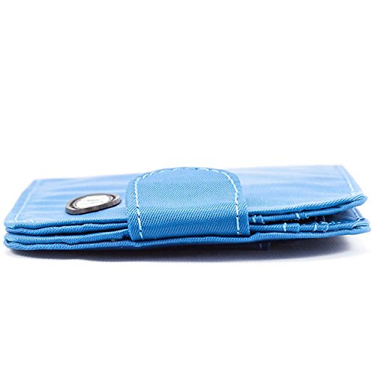 Big Skinny Women's Taxicat Bi-Fold Slim Wallet, Holds Up to 25 Cards, Ocean Blue