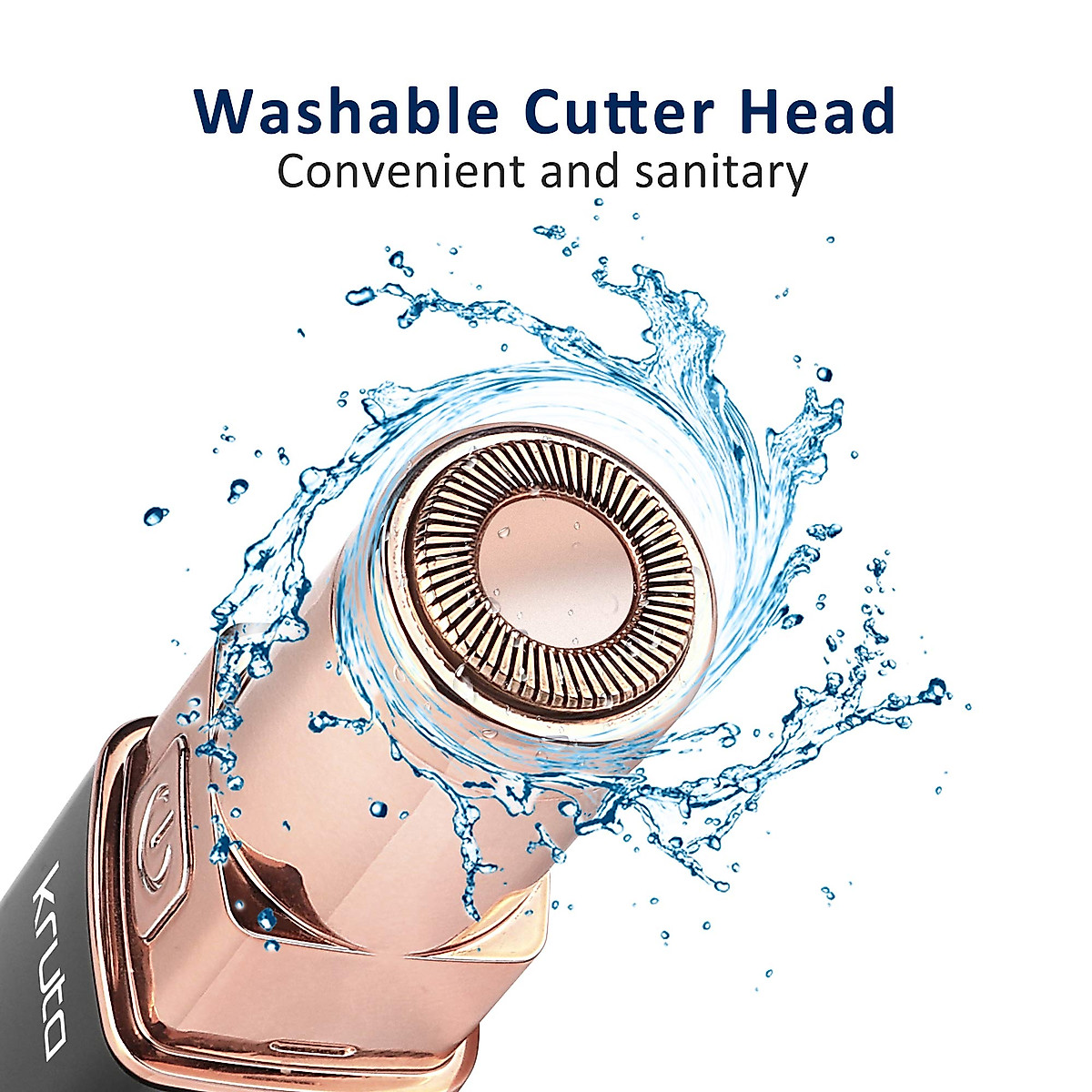 Facial Hair Remover for Women,Rechargeable Hair Removal Waterproof Face Shaver Razor for Peach Fuzz Fine Hair Chin Cheek Lip