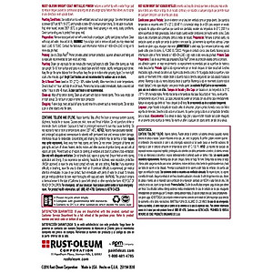 Rust-Oleum 7710830-6PK Stops Rust Bright Coat Metallic Spray Paint, 11 Oz, Gold, 6 Pack