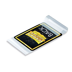2 Packs Dragon Shield Sealable Inner Sleeve Clear Standard Size 100 ct Card Sleeves Individual Pack