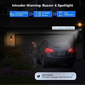 【3TB HDD+Human/Vehicle Detect】 Hiseeu 4K PoE Security Camera System, Home Surveillance Kits w/4Pcs 5MP IP Security Camera Outdoor&Indoor, 16Ch 8MP PoE NVR, Two Way Audio, Spotlight Alarm, 7/24 Record