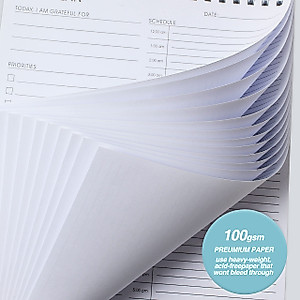 24 Hour Daily Planner - Daily To Do List for Work & Personal Life, Productivity Planner, Everyday Planner, Daily Schedule, 6.5 x 9.8