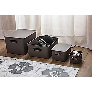 Tatay Baobab Multi-purpose Small Storage Basket with Capacity for 1.5 Litres, Taupe, 12.8 x 16.7 x 10