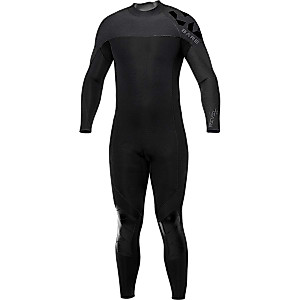 BARE 7MM Revel Men's Full Wetsuit | Combines Comfort and Flexibility | Made from a Blend of Neoprene and Laminate | Designed for All Watersports Including Scuba Diving and Snorkeling | Grey - M