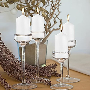 2x4 High White Pillar Candles, Set of 20, Unscented. Bulk Buy. Ideal for Wedding, Emergency Lanterns, Spa, Aromatherapy, Party