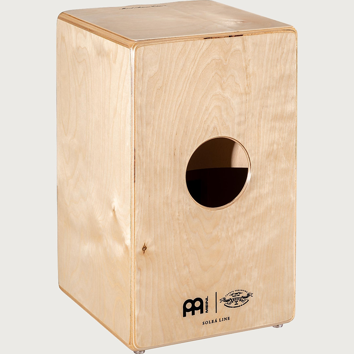 Meinl Artisan String Cajon with Dark Red Burst Frontplate / Baltic Birch Body - MADE IN SPAIN - Soleá Line, 2-YEAR WARRANTY (AESLRB)