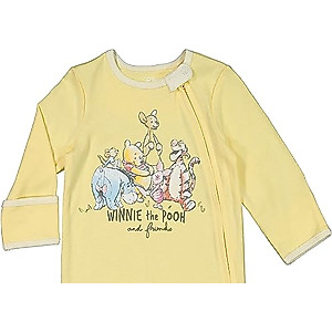 Disney Winnie the Pooh Sleep N' Play Bib Blanket and Burp Cloth 4 Piece Set 0-6 Months