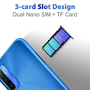 Ulefone Unlocked Smartphones Note 12P, 7700mAh High Capacity Battery, 6.82 inch HD+, 13MP + 2MP + 2MP, Dual Sim Phones Unlocked, Andorid 11 4GB+64GB ROM, Fingerprint Face Detection, T-Mobile - Blue