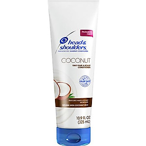 Head & Shoulders Coconut Fresh Anti-Dandruff Paraben Free Conditioner,10.9 fl oz